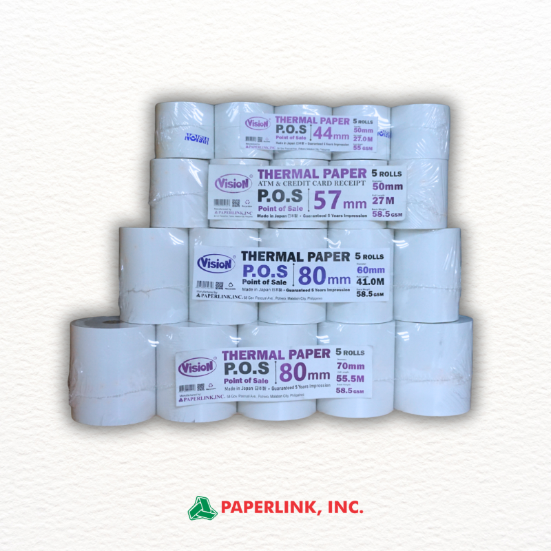 Machine Rolls in Paper Core Tube - PAPERLINK, INC.